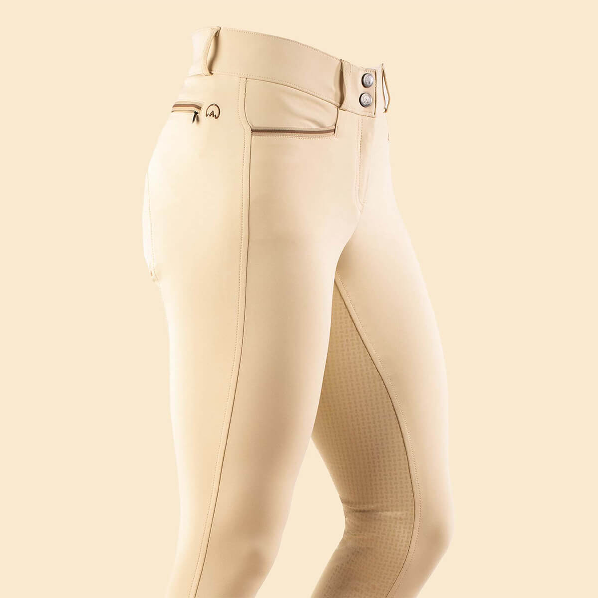 Agaso Women's Competition Breeches - Beige – The Elms Equestrian