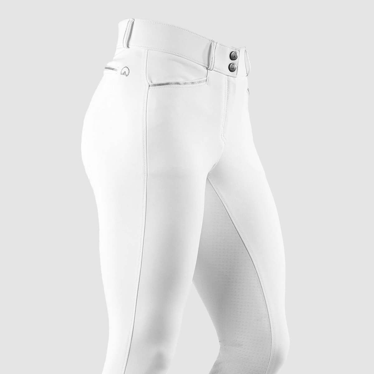 Agaso Women's Competition Breeches - White – The Elms Equestrian